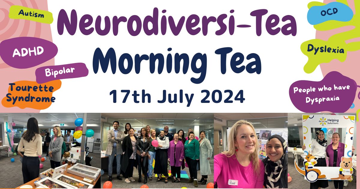 Helping Solutions Neurodiversi-TEA Networking Event - Helping Solutions